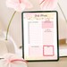 Modern Creative Pink Printable Planner Organize Goals Tasks - Etsy