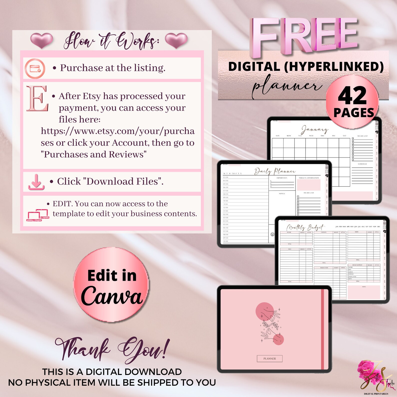 CROCHET EDITABLE Business Form Templates Order Tracker Form, Printable ...