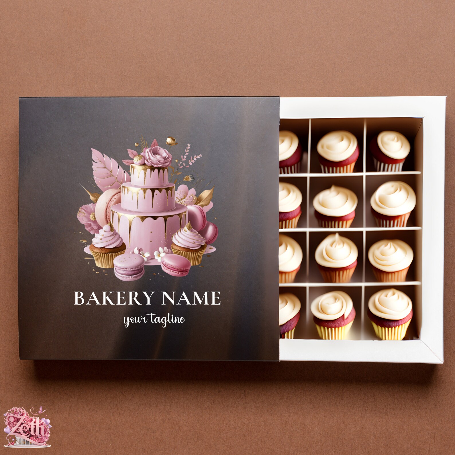Bakery Logo, Baking Logo, Stylish Custom Pastry Logo, Cake Logo ...