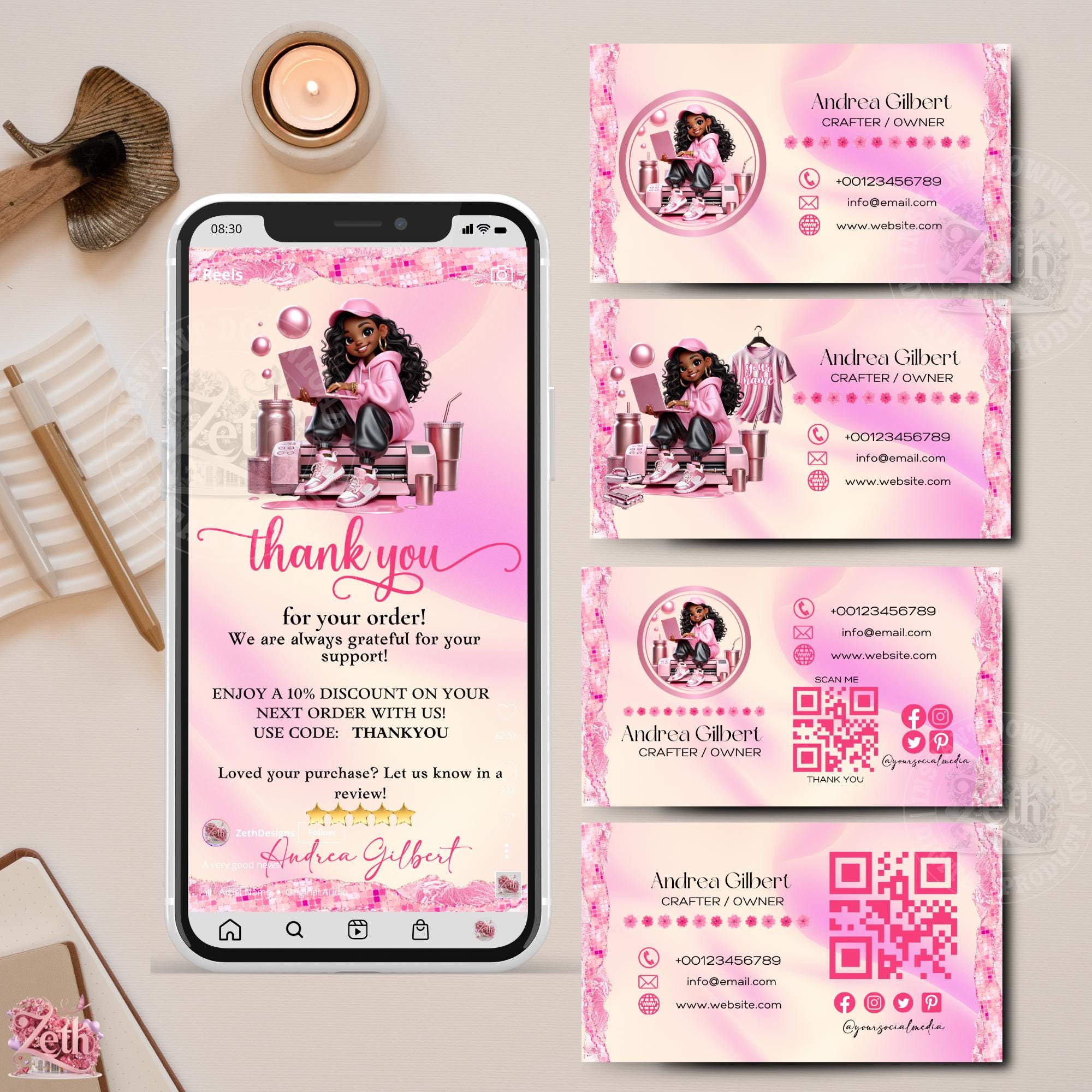 Crafting Business Card Design, Textable Crafter Logo T-shirt Business ...