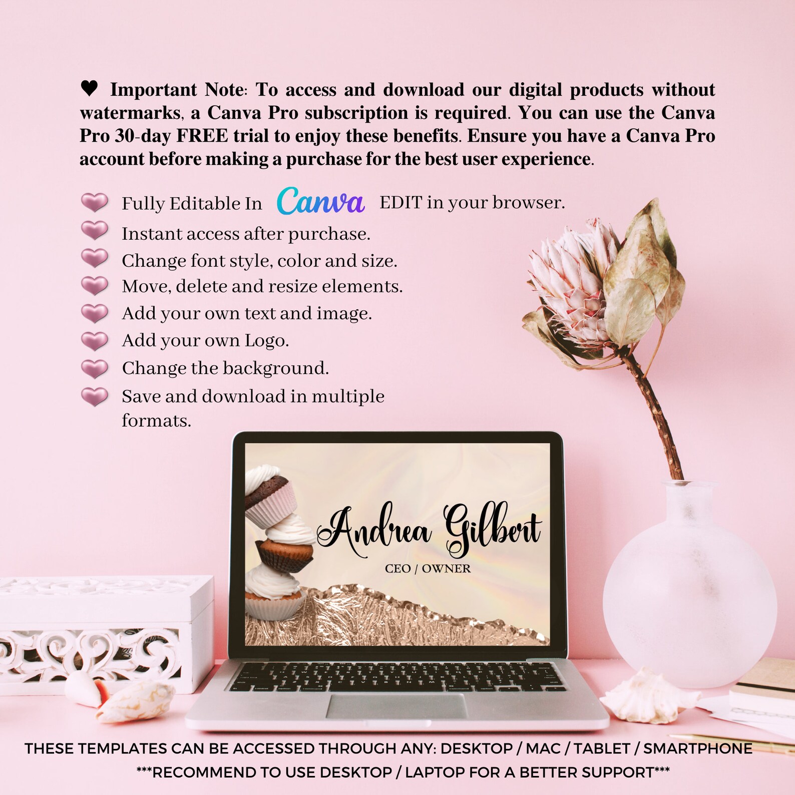 MODERN Creative Custom Cake Bakery Business Card Template DIY Business ...