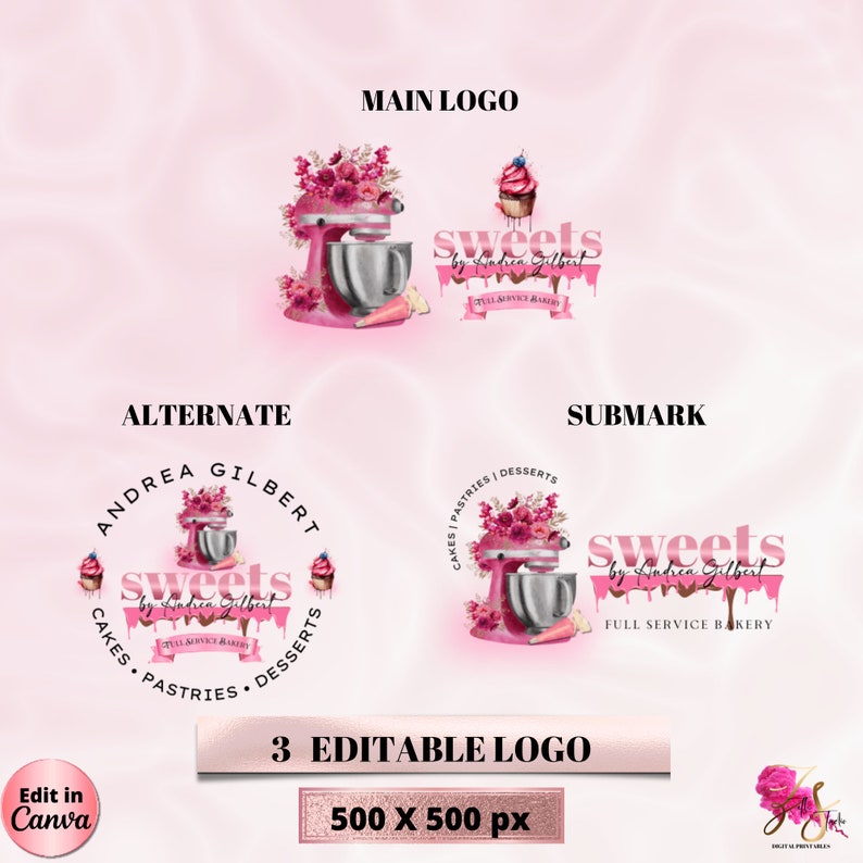 CAKE Business LOGO, Business Card Design Template , Pastry Business ...