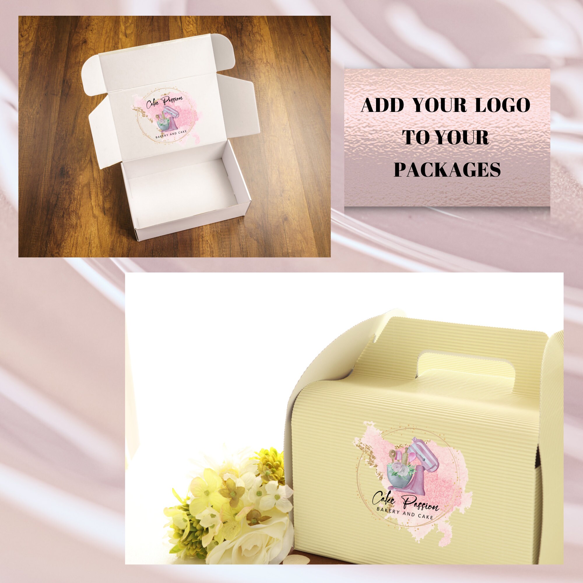 CAKE Business LOGO, Business Card Design Template , Pastry Business ...