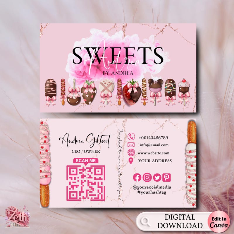 Treat Business Custom Card - Etsy UK