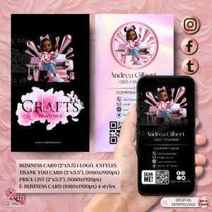 Crafting Business Card Design, Textable Crafter Logo T-shirt Business ...