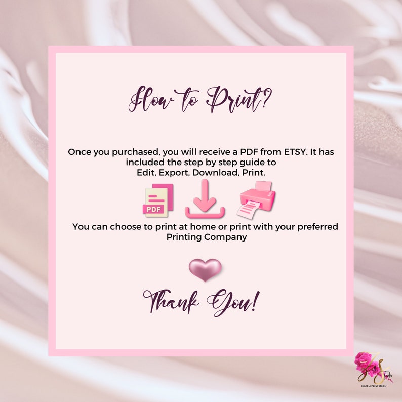 Cake Invoice Template Editable, Custom Order Form Printable for Small ...