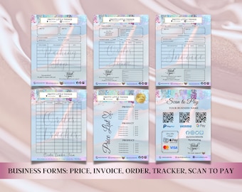CROCHET EDITABLE Business Form Templates Order Tracker Form, Printable ...