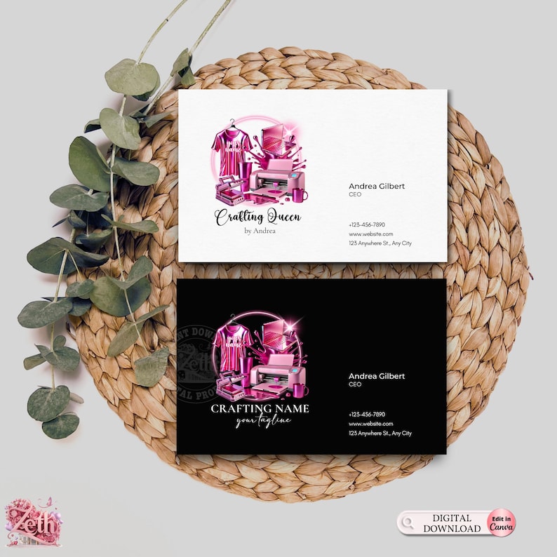 Bright Pink Crafting Logo, Crafter Logo Primate T-shirt Mug Tumbler ...
