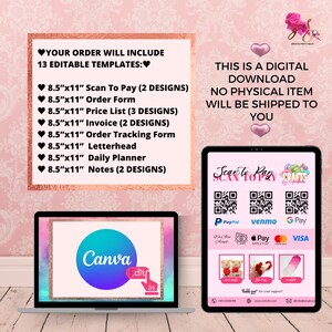 CROCHET EDITABLE Business Form Templates Order Tracker Form, Printable ...
