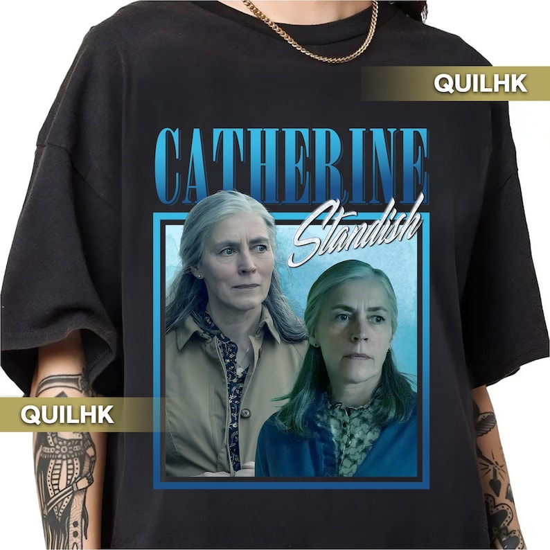 Saskia Reeves as Catherine Standish Slow Horses Retro Vintage Rap Tee ...