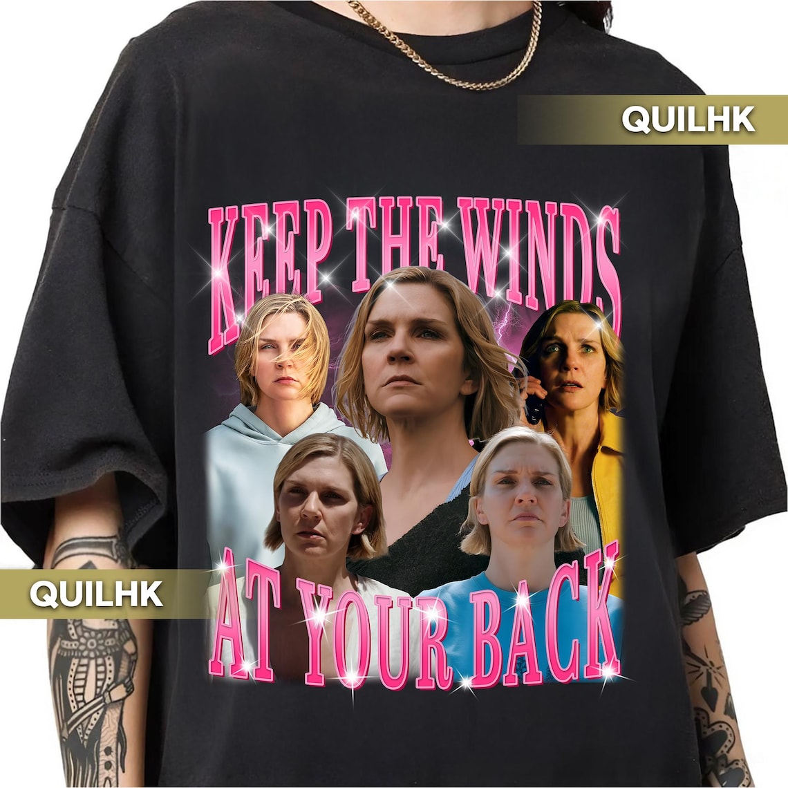 Keep the Winds at Your Back Rhea Seehorn as Carol Sturka Pluribus Retro 90s Style Vintage Rap ...