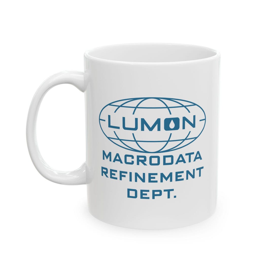 Lumon Macrodata Refinement Dept Severance Ceramic Mug, (11oz, 15oz) - Etsy