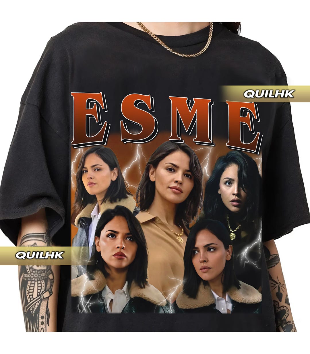 Eiza González as Esme Fountain of Youth Retro 90s Style Vintage Rap Tee Shirt - Etsy