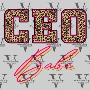 CEO Babe PNG, Boss Babe, Business Owner Design, DTF Direct to Film ...