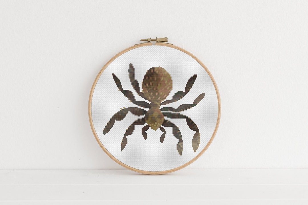 Tarantula Cross Stitch Pattern, Instant Download PDF, Nursery Decor ...