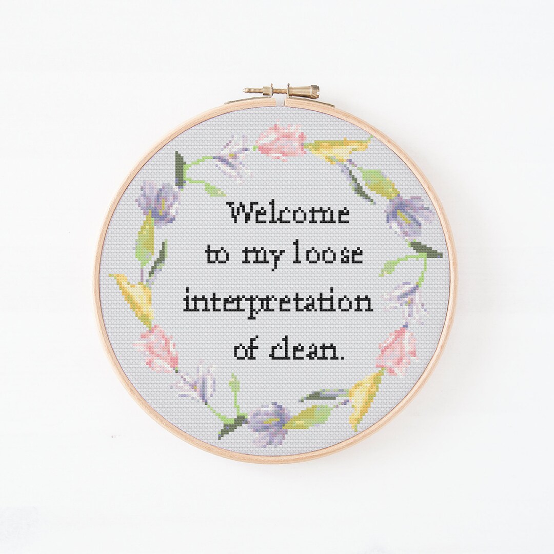 Clean Cross Stitch Pattern #743, Cross Stitch PDF, Modern Stitch Design ...