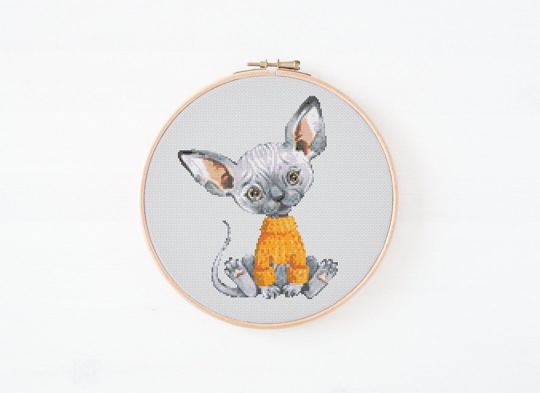 Sphynx Cross Stitch, Instant Download Pattern PDF, X Stitch Tutorial ...