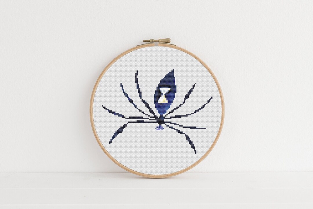 Spider Cross Stitch Pattern, Instant Download PDF, Nursery Decor ...