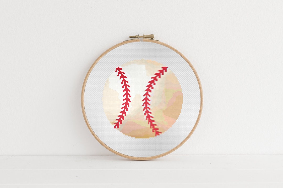 Baseball Cross Stitch Pattern, Instant Download PDF, Counted ...