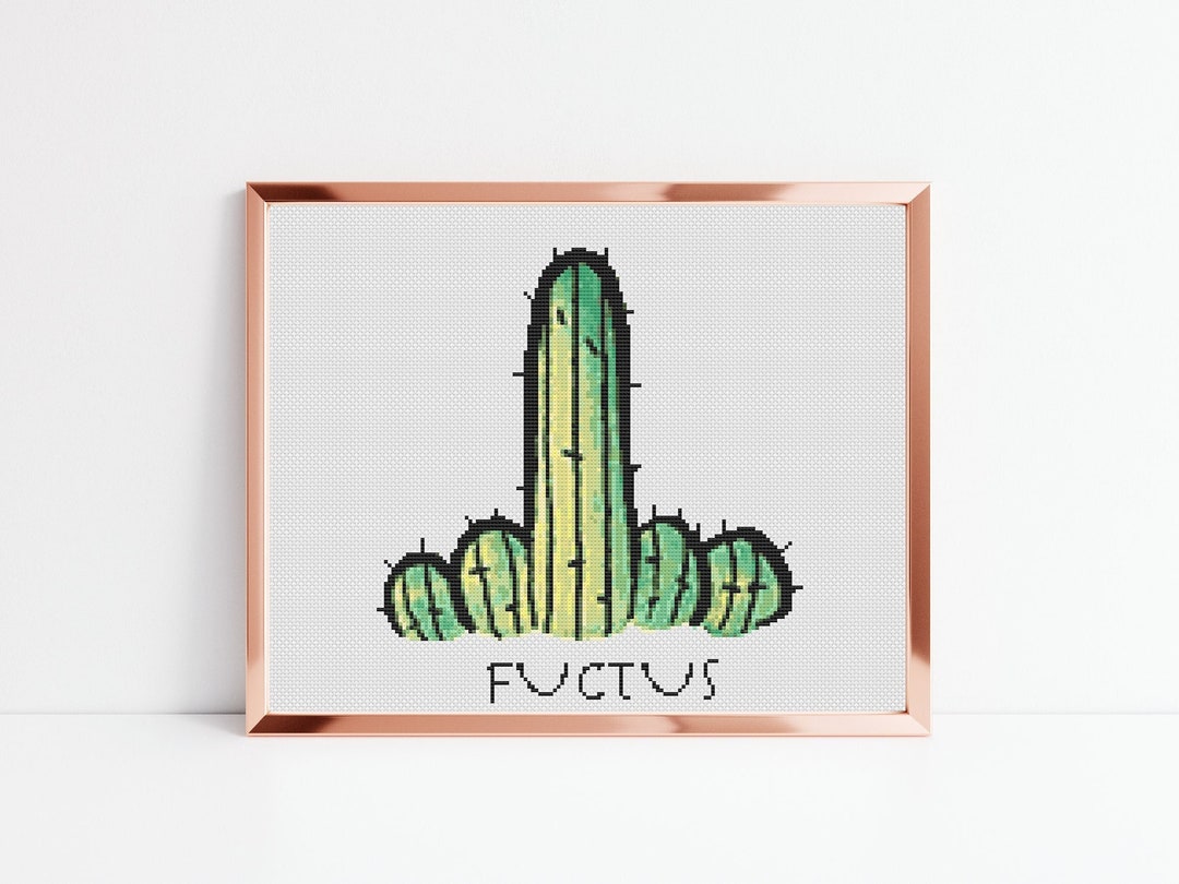 Fuctus Cross Stitch Pattern #634, Cross Stitch PDF, Modern Stitch ...