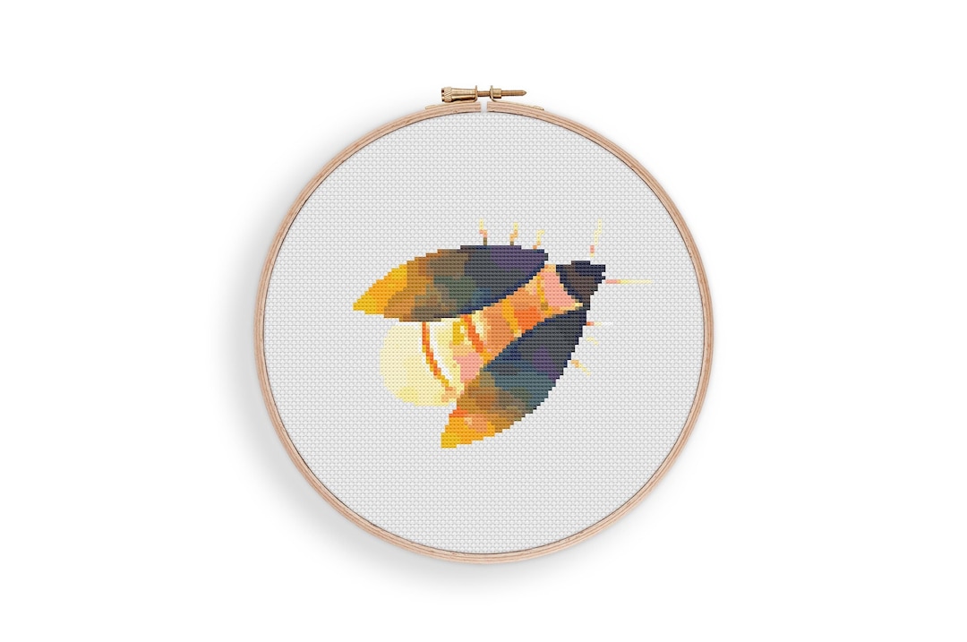 Firefly Cross Stitch, Instant Download PDF, Bugs Animal Pattern, Modern ...