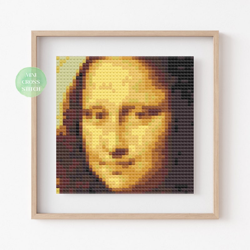 Mona Lisa Embroidery - Etsy