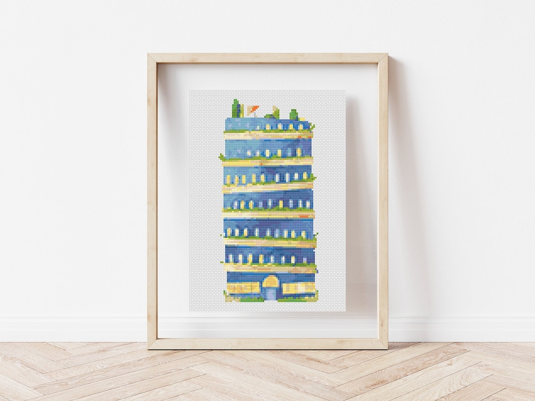 Apartment Cross Stitch Pattern, PDF Pattern, Adult Cross Stitch, Modern ...