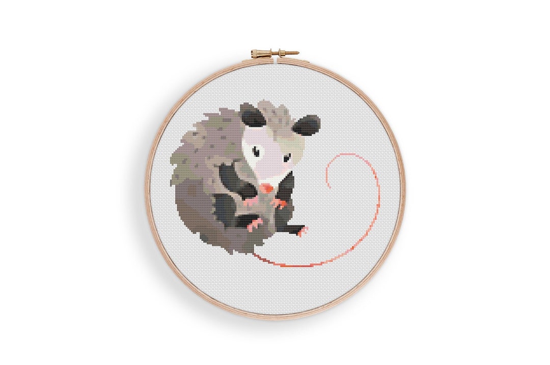 Possum Cross Stitch Pattern, Instant Download PDF, Counted Cross Stitch ...