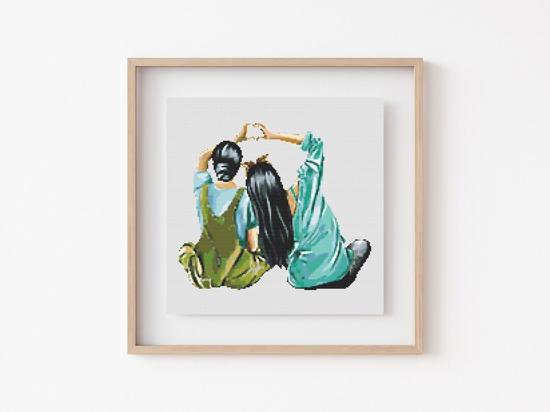 Friends Cross Stitch Pattern, Instant Download PDF Pattern, Cross ...
