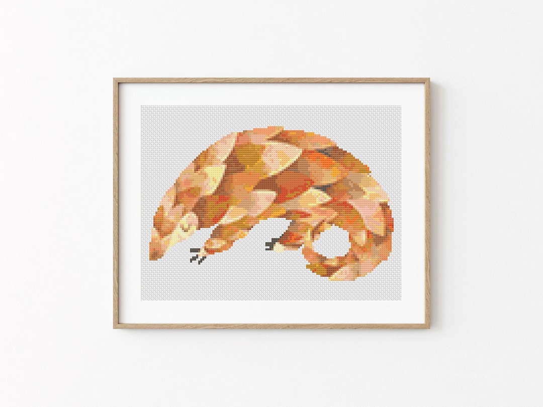 Pangolin Cross Stitch Pattern, Instant Download Pattern PDF, Cross ...