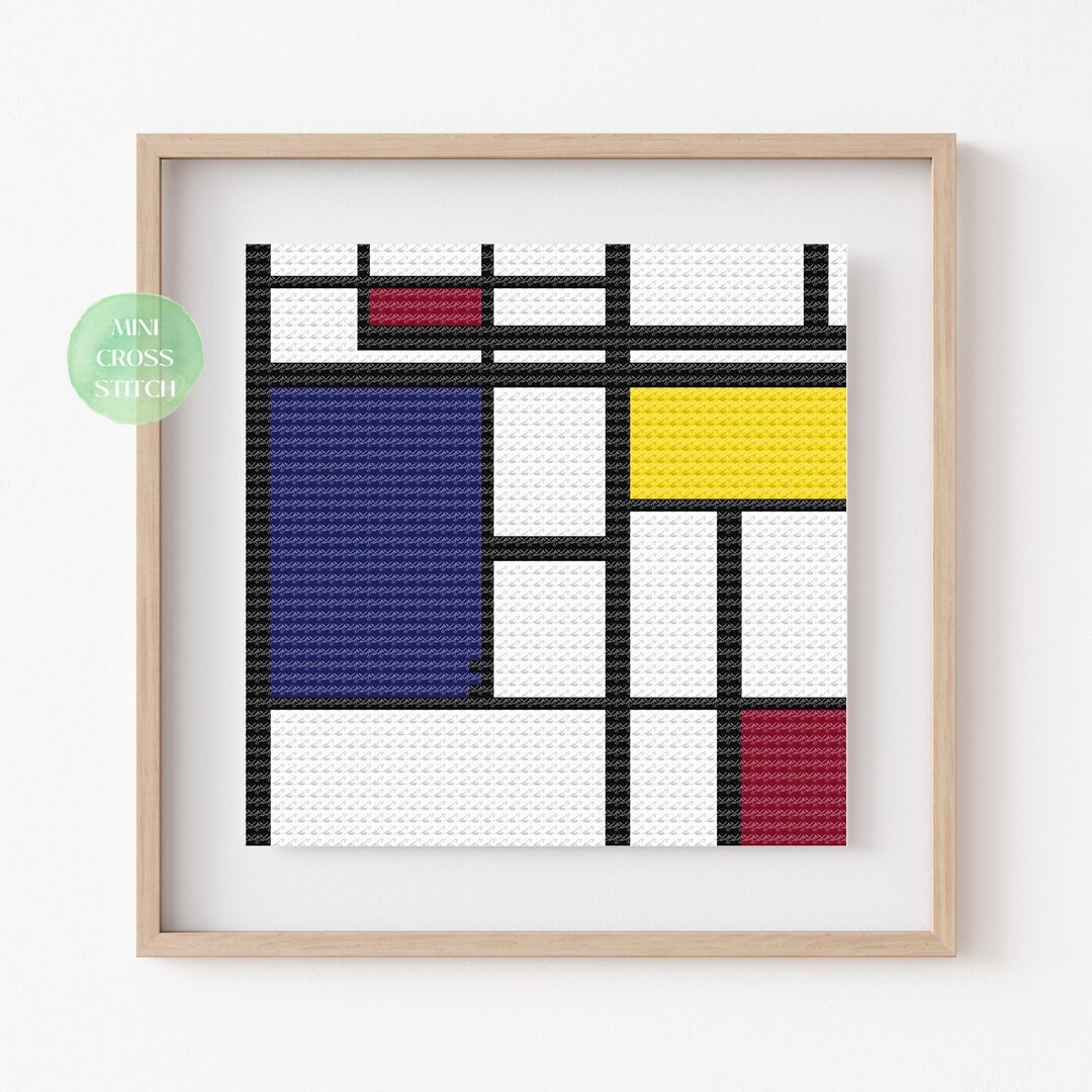 Mini Cross Stitch Pattern, Instant Download PDF Pattern, Composition ...