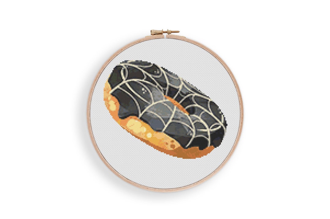 Donut Cross Stitch Pattern, Instant Download PDF, Nursery Decor, Modern ...