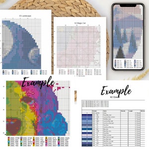 Swear Bundle of 6 Cross Stitch Patterns, Instant Download PDF, Rude ...