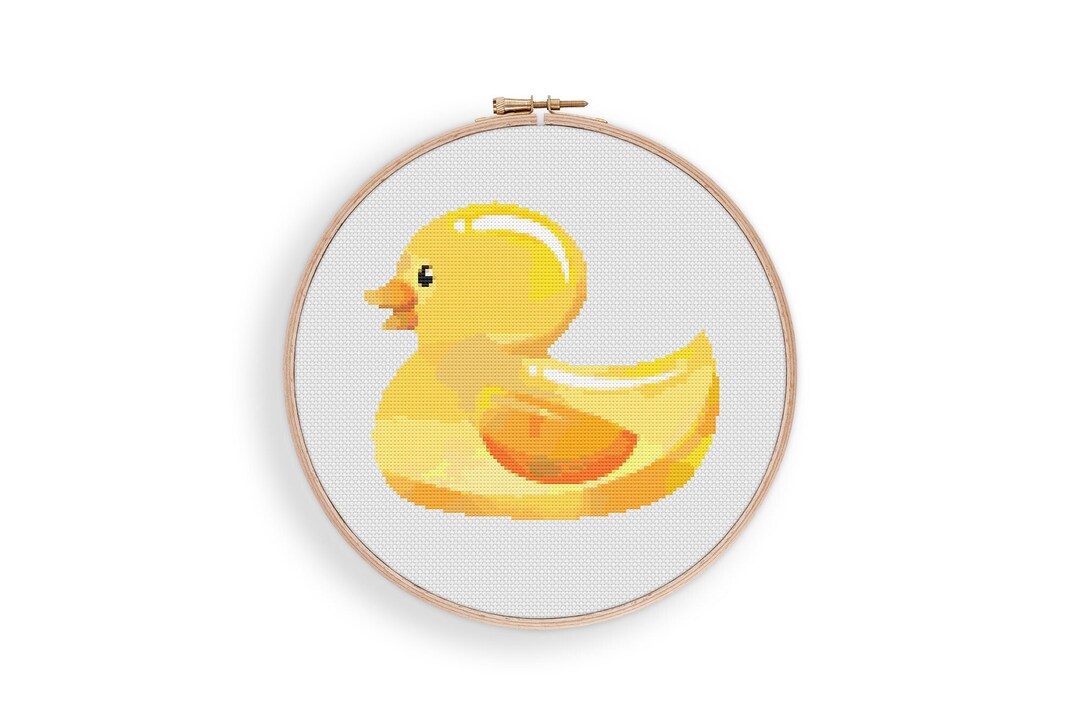 Ducky Cross Stitch Pattern, Instant Download Pattern PDF, Modern Stitch ...