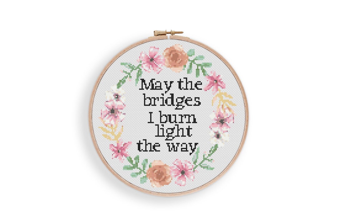 Bridges Cross Stitch Pattern #1027, Cross Stitch PDF, Modern Stitch ...