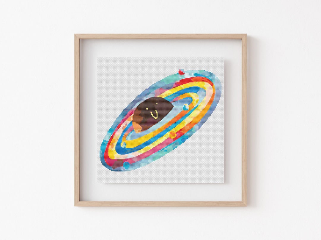 Solar System Cross Stitch Pattern #1874, PDF Pattern, Modern Cross ...