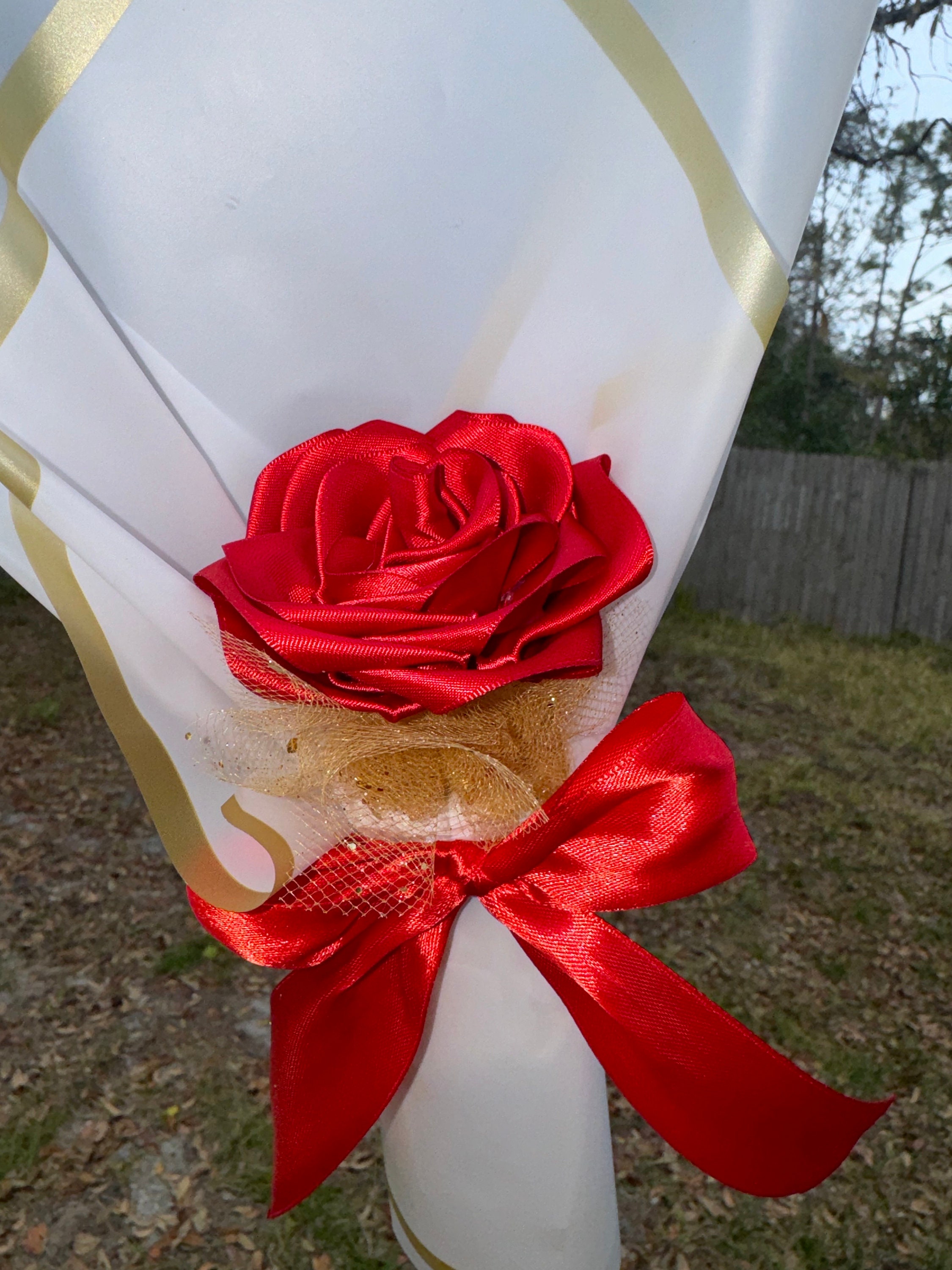 Single Eternal Rose Mini Bouquet, Eternal Rose, Quinceanera, Sweet ...