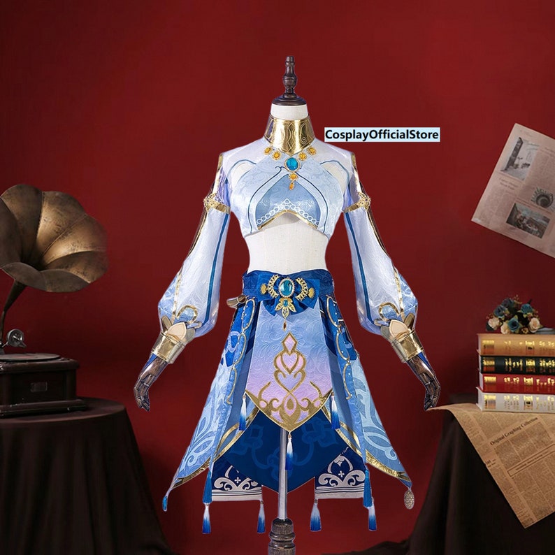 Game Genshin Impact Nilou Cosplay Costume Nilou Cosplay Outfit Etsy