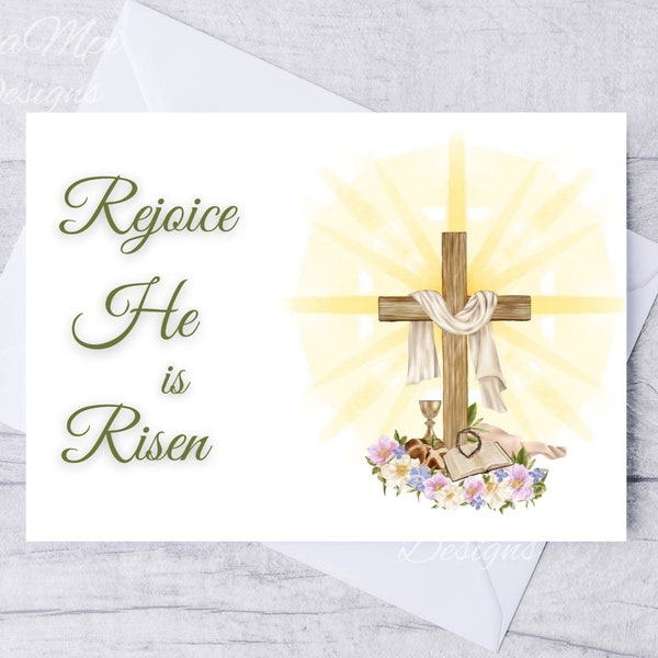 Religious Easter Cards - Etsy