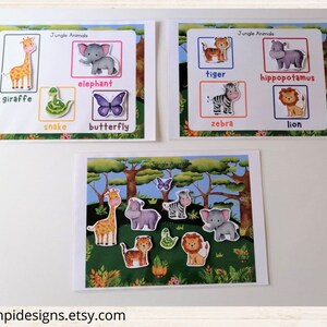 Preschool Printable Activities, Educational Game for Toddler, Busy Book ...