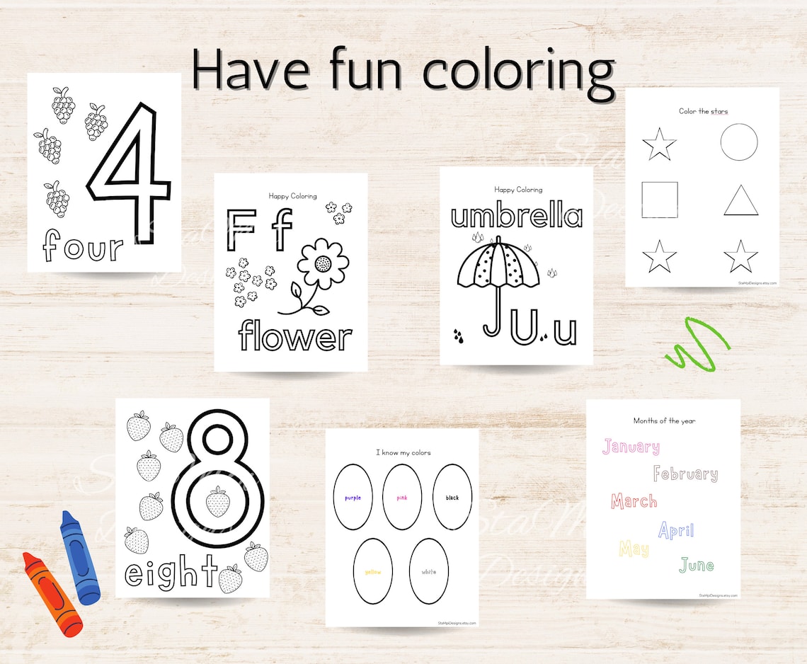 Preschool Printable Worksheets, Homeschool Worksheets, Toddler Learning ...