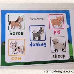 Educational Activity Printable for Toddler Busy Book Preschool Binder ...