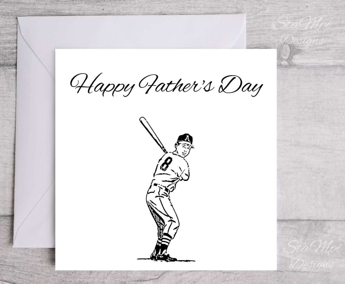 Card for Dad, Father's Day Printable Card With Printable Envelope ...