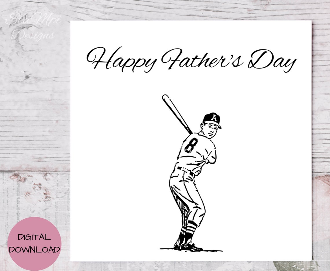 Card for Dad, Father's Day Printable Card With Printable Envelope ...