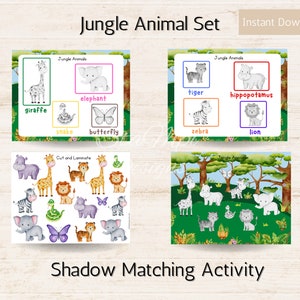 Preschool Printable Activities, Educational Game for Toddler, Busy Book ...