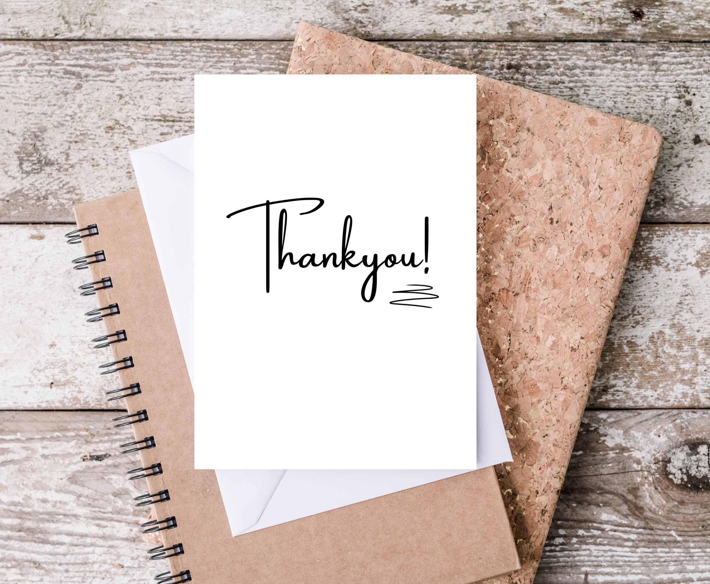 Printable Thank You Card, Thank You Card Digital, Simple Thank You Card ...