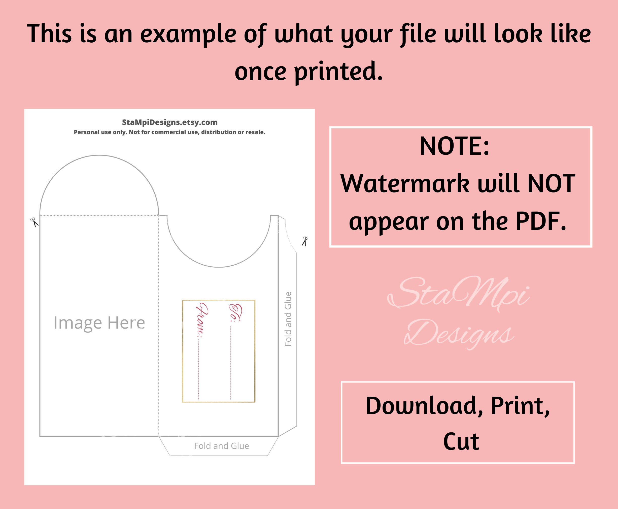 Birthday Money Holder Template, Birthday Money Card, Printable Money ...