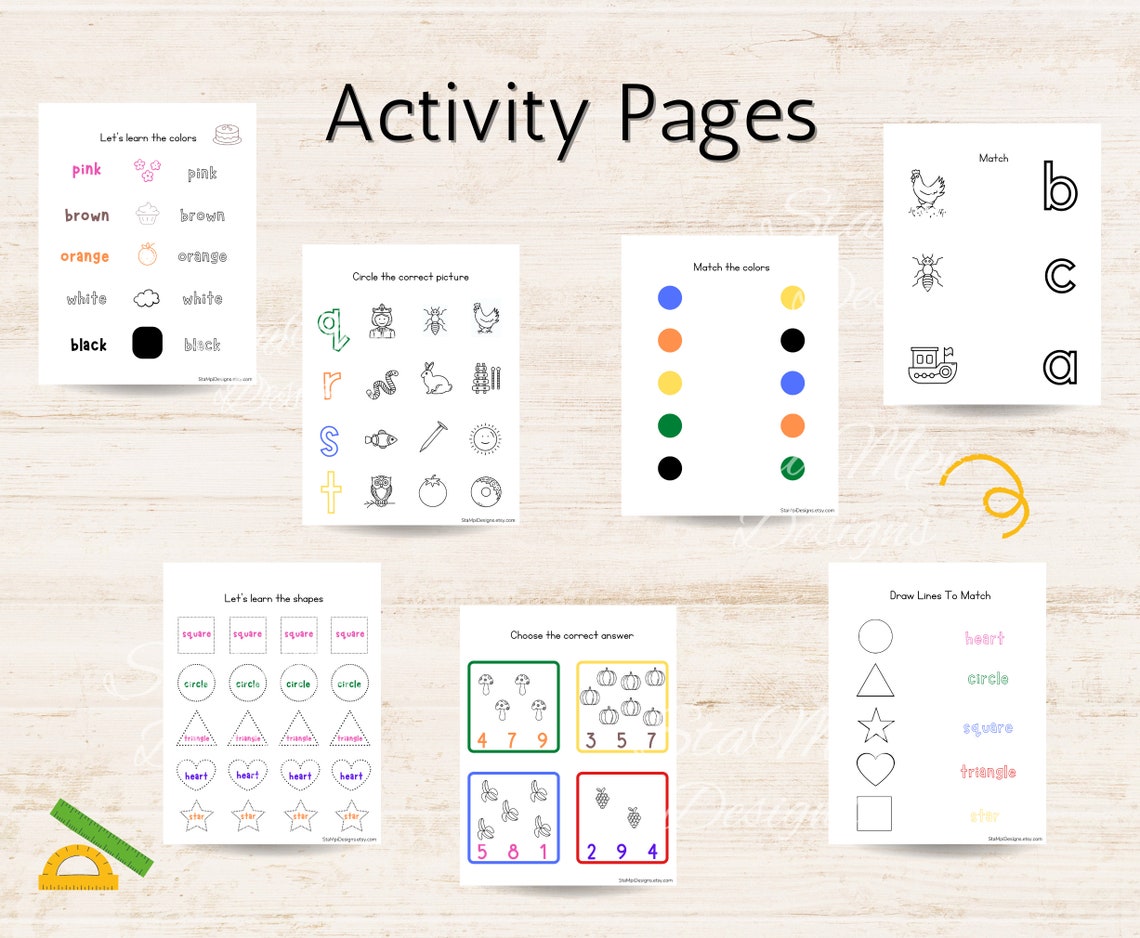 Preschool Printable Worksheets, Homeschool Worksheets, Toddler Learning ...
