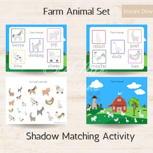 Educational Activity Printable for Toddler Busy Book Preschool Binder ...