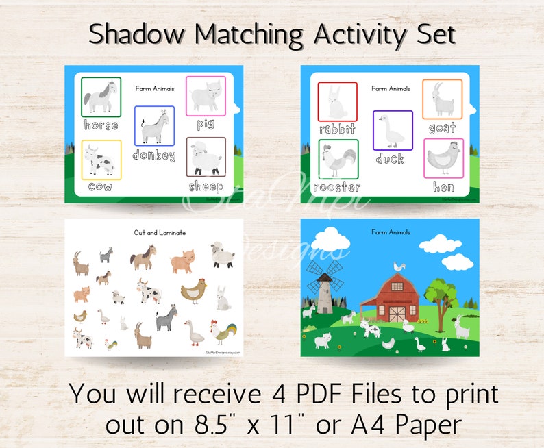 Educational Activity Printable for Toddler Busy Book Preschool Binder ...